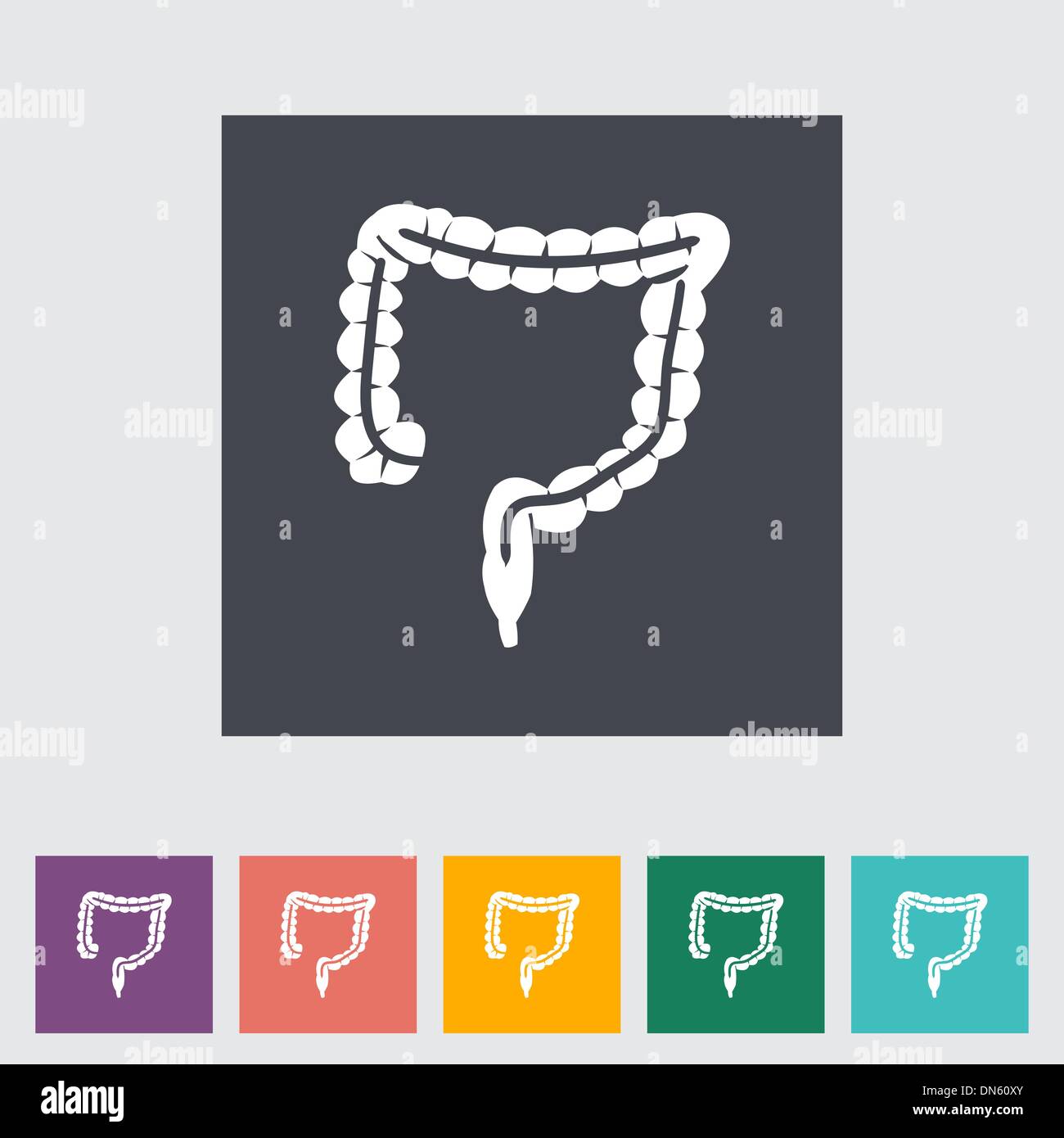 Illustration intestines internal organ Stock Vector Images - Alamy