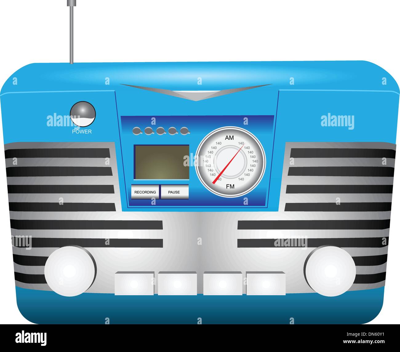 Old radio dial Stock Vector Images - Alamy