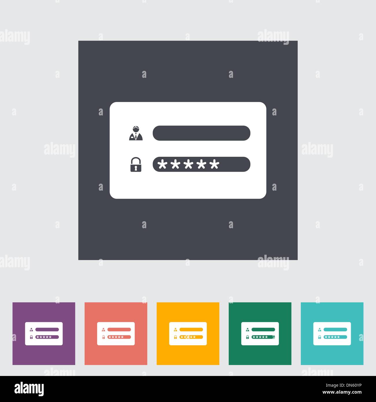 Modern login Stock Vector Images - Alamy