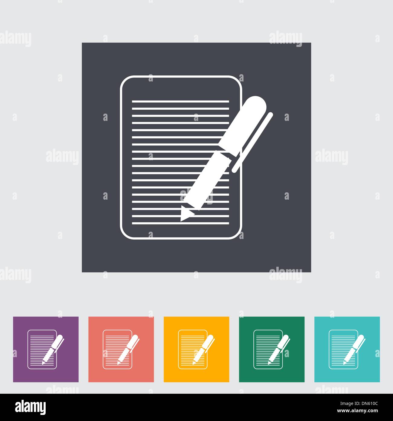 Printed single Stock Vector Images - Alamy