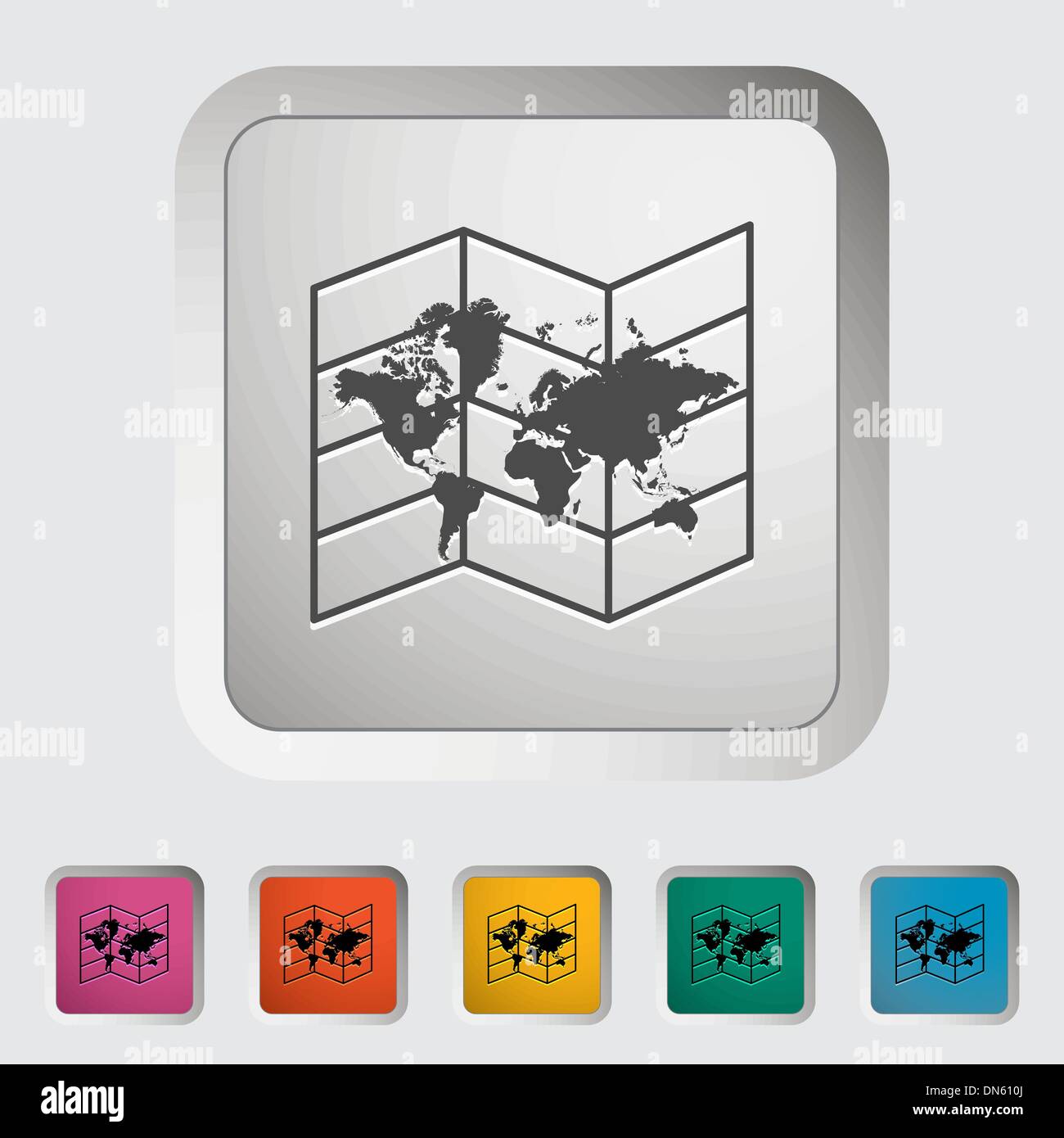 Straight map Stock Vector Images - Alamy