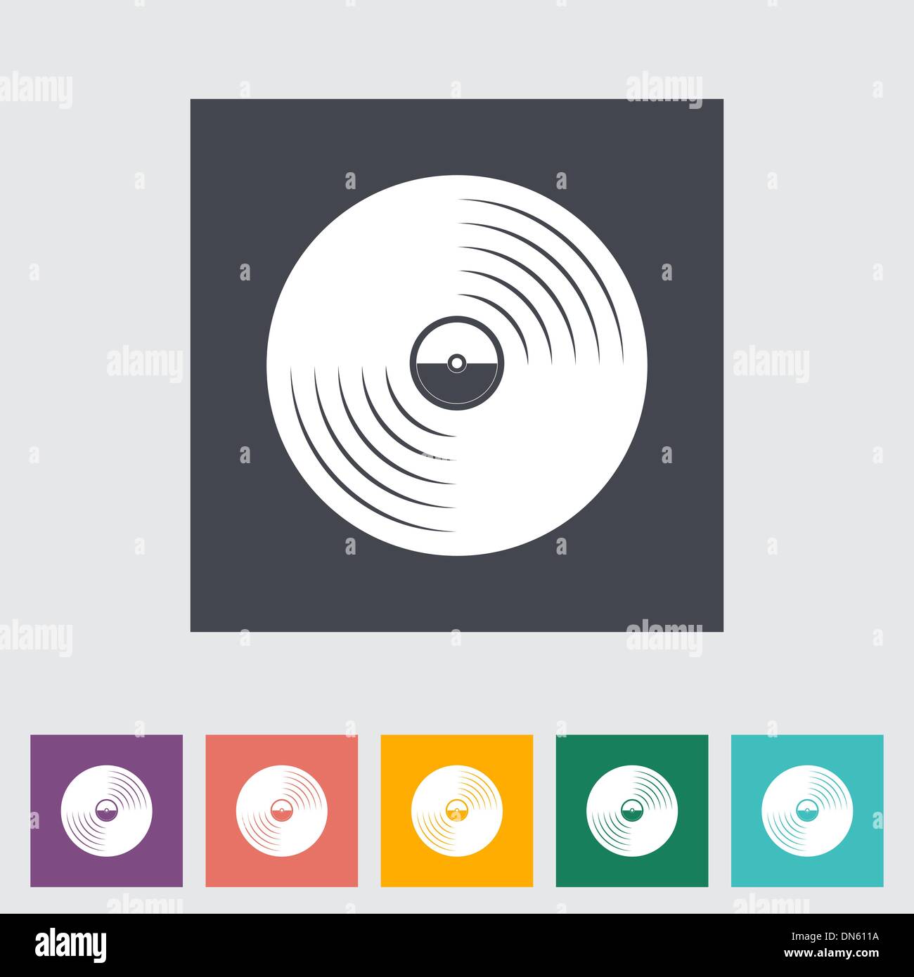 New record Stock Vector Images - Alamy