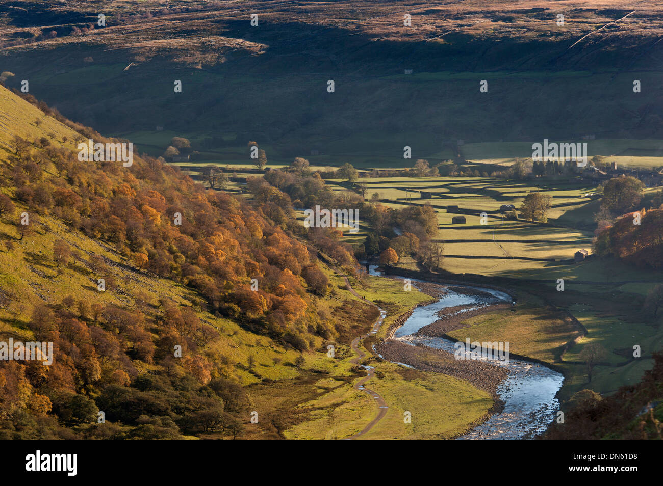 Swaledale near Muker Village in the Yorkshire Dales National Park in ...