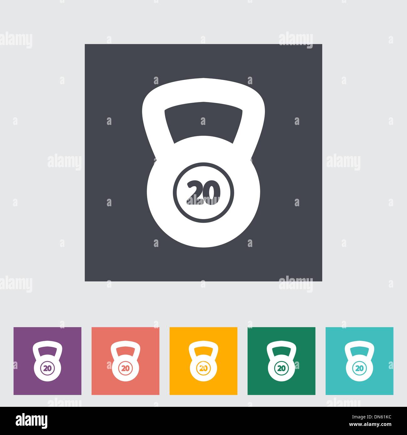 Sport weight single icon Stock Vector Image & Art - Alamy