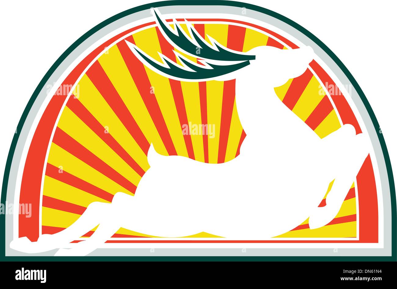 Red buck Stock Vector Images - Alamy