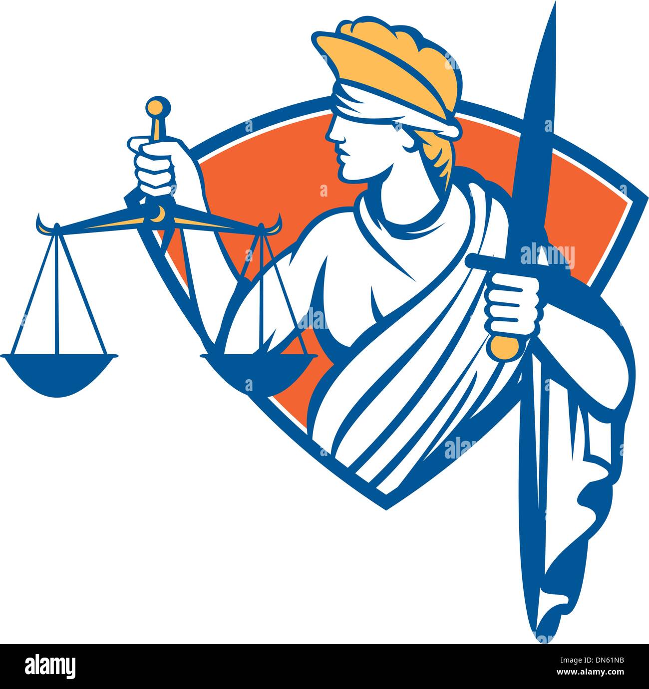 Justice sword Stock Vector Images - Alamy