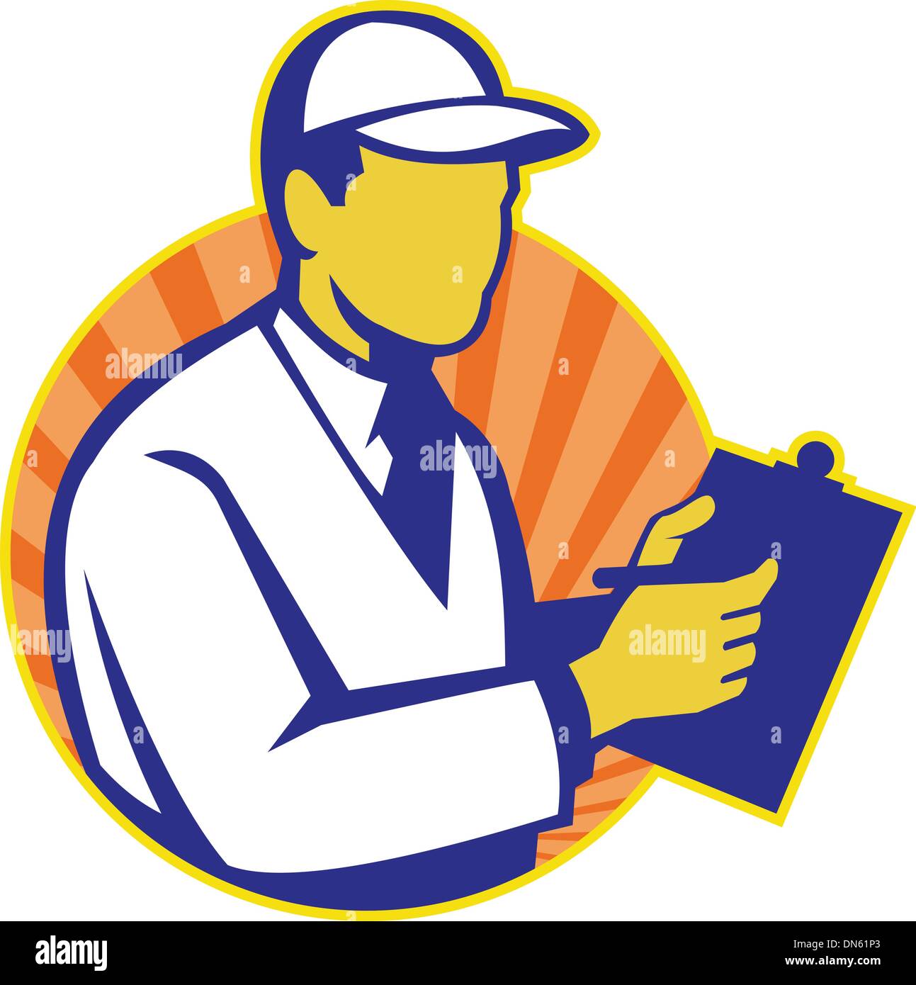 Inspector vector vectors hi-res stock photography and images - Alamy
