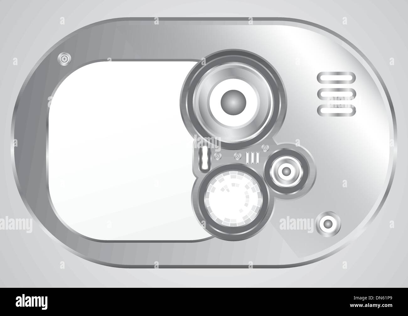 Abstract metal shape Stock Vector Images - Alamy