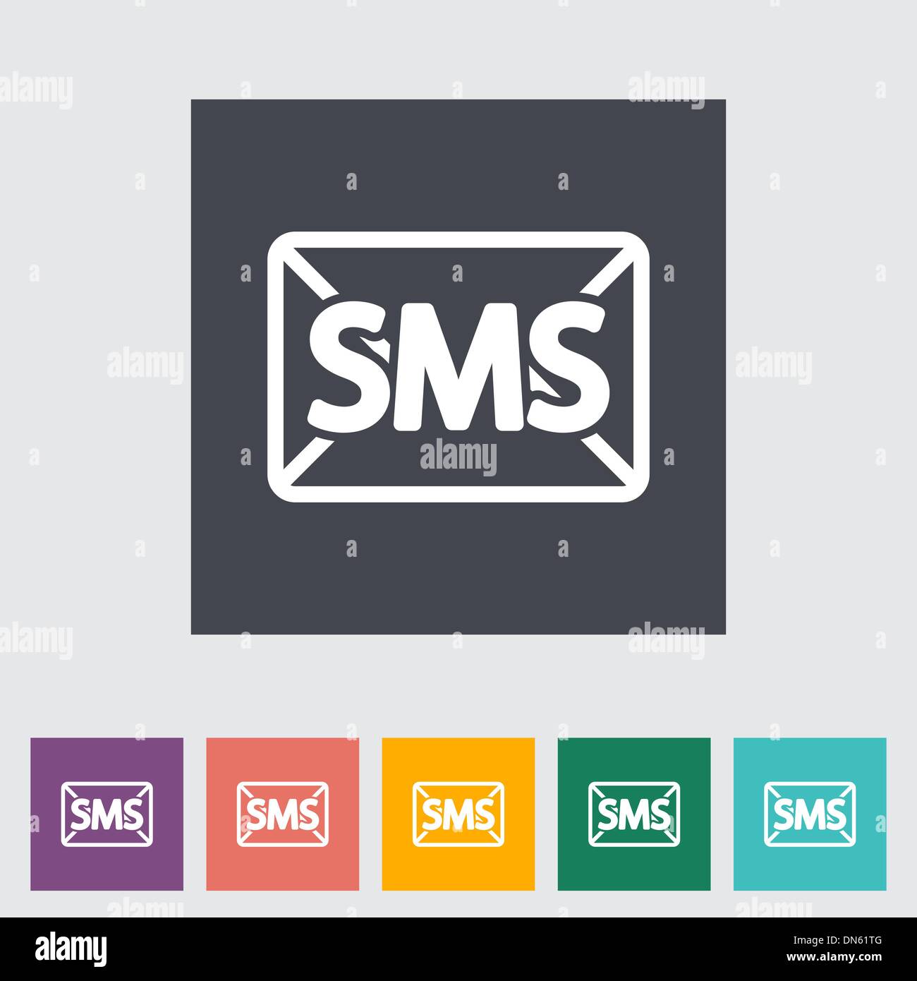 Postal service flat color Stock Vector Images - Alamy