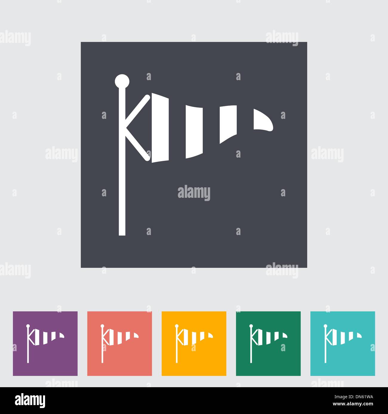 Meteorological tower flat icon Stock Vector Image & Art - Alamy