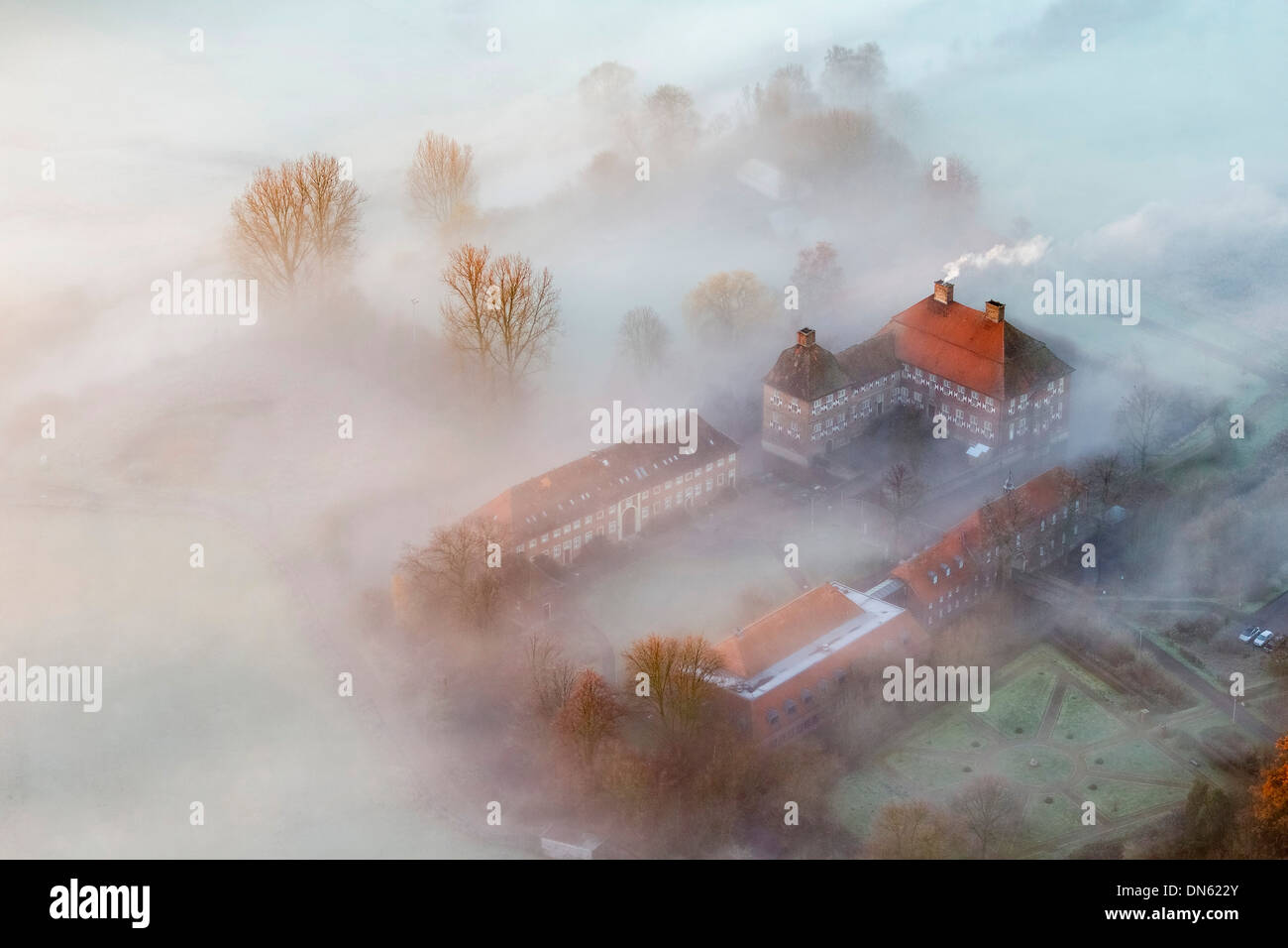 Schloss hamm nordrhein westfalen deutschland hi-res stock photography ...