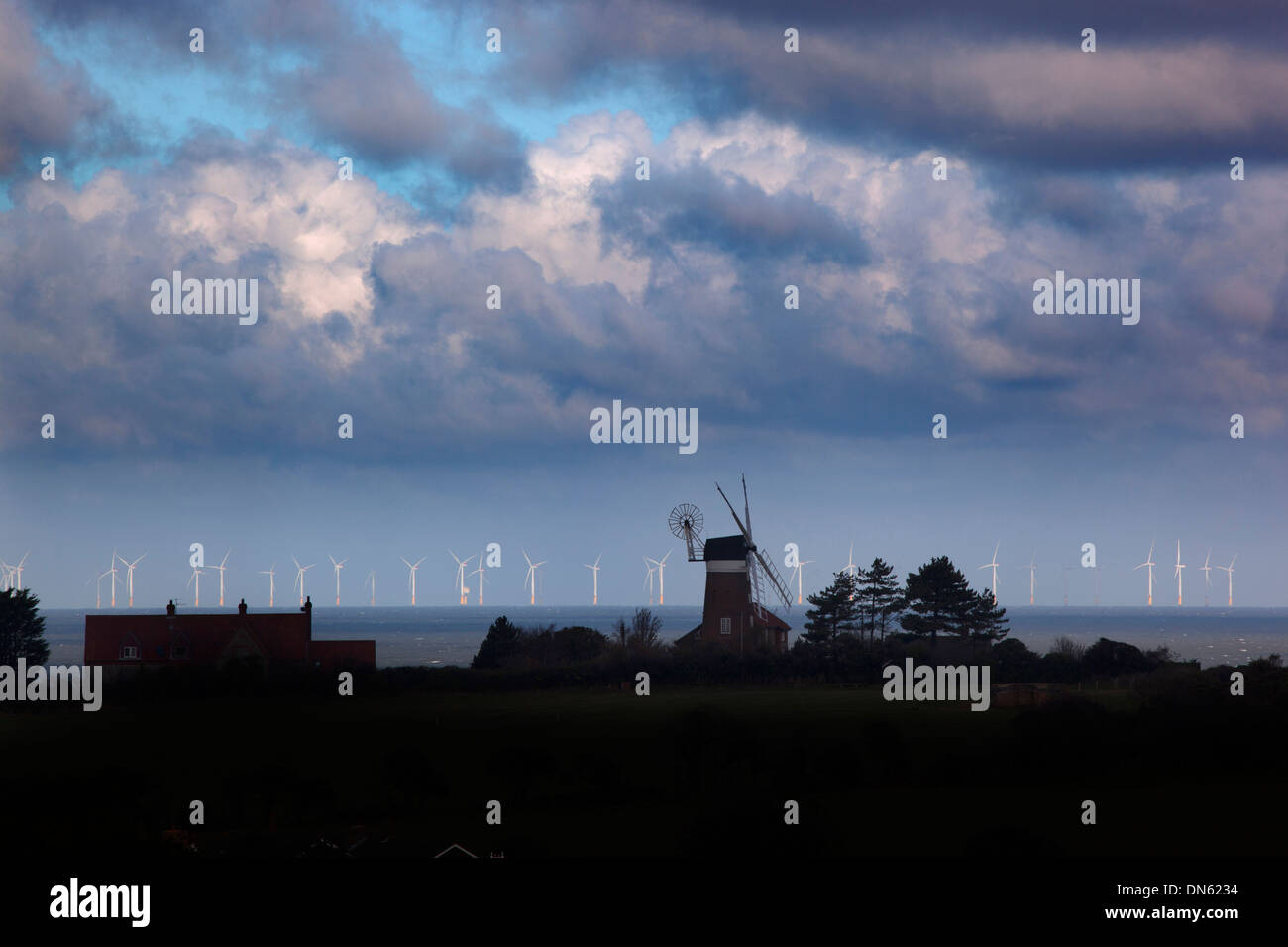 Stormy Farmland And Windmill High Resolution Stock Photography and ...