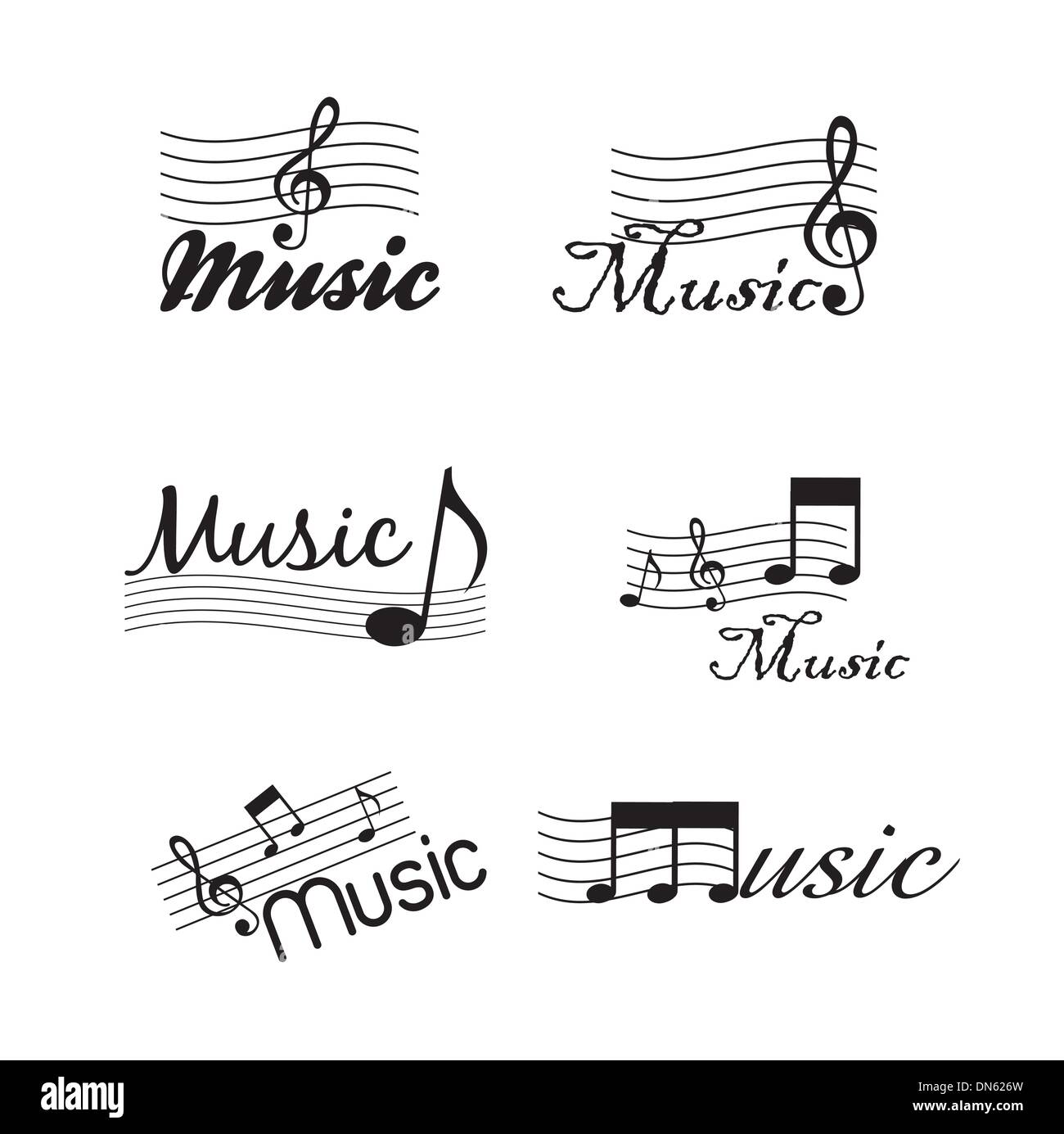 Musical icons hi-res stock photography and images - Alamy