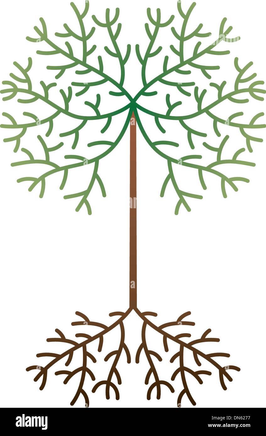 vector abstract tree Stock Vector Image & Art - Alamy