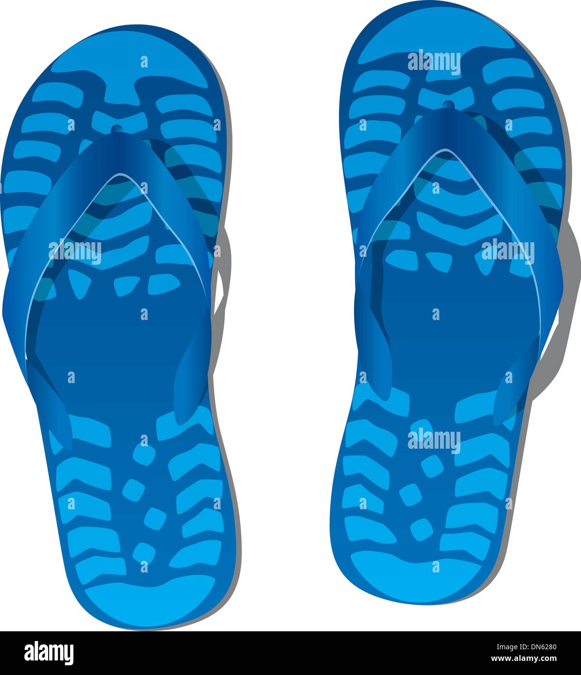 vector pair of flip flops Stock Vector Image & Art - Alamy