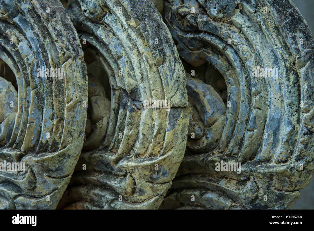 Old sculpture in the temple for background Stock Photo - Alamy