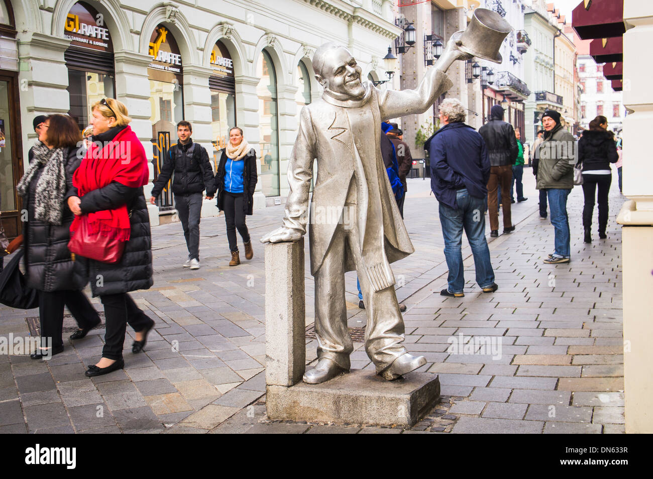 statue of Schoener Naci (Schone Naci), Ignac Lamar Stock Photo - Alamy