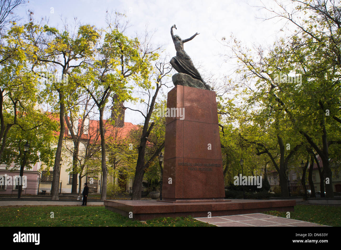 memorial, Monument To Soviet Army, Liberator of Bratislava Stock Photo ...