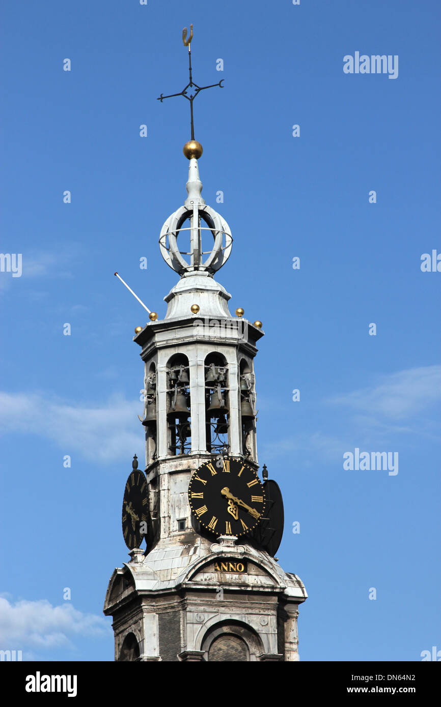 Spire with clock hi-res stock photography and images - Alamy