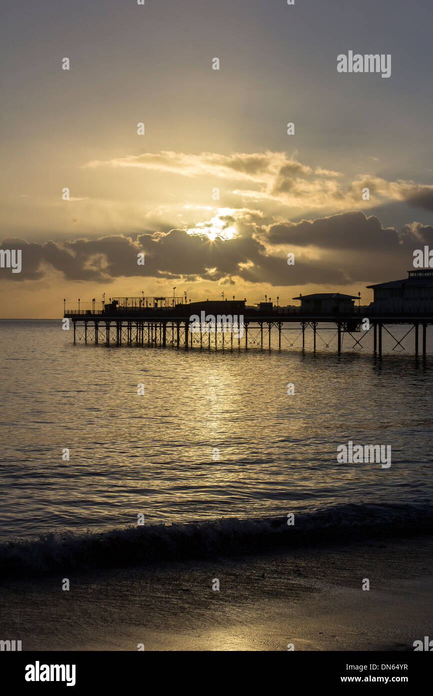 paignton pier,pier, paignton, torbay, slide, fun, sand, waves, building ...