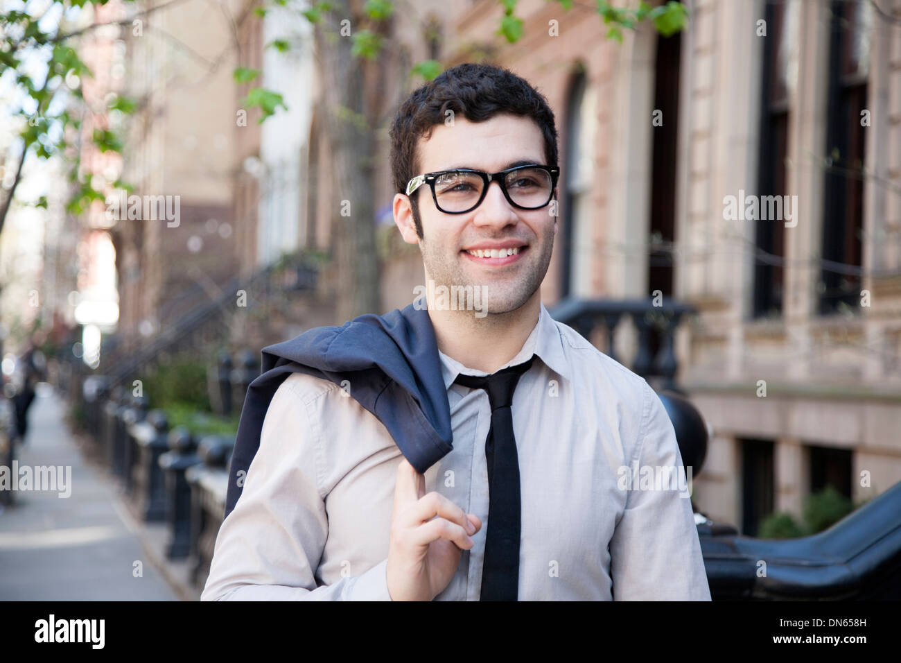 Businessman walking city hi-res stock photography and images - Alamy