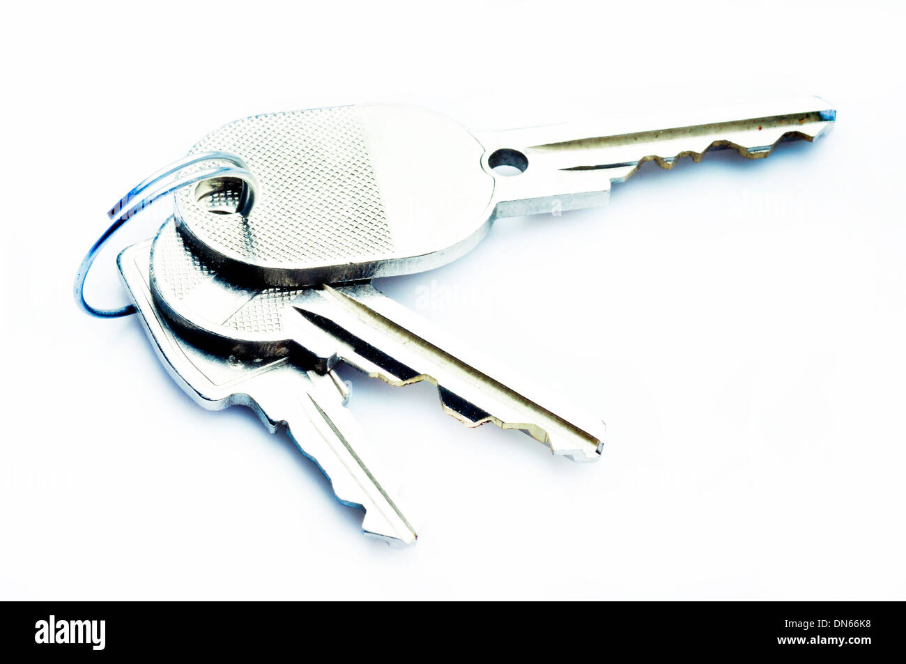set of three cut keys isolated Stock Photo - Alamy