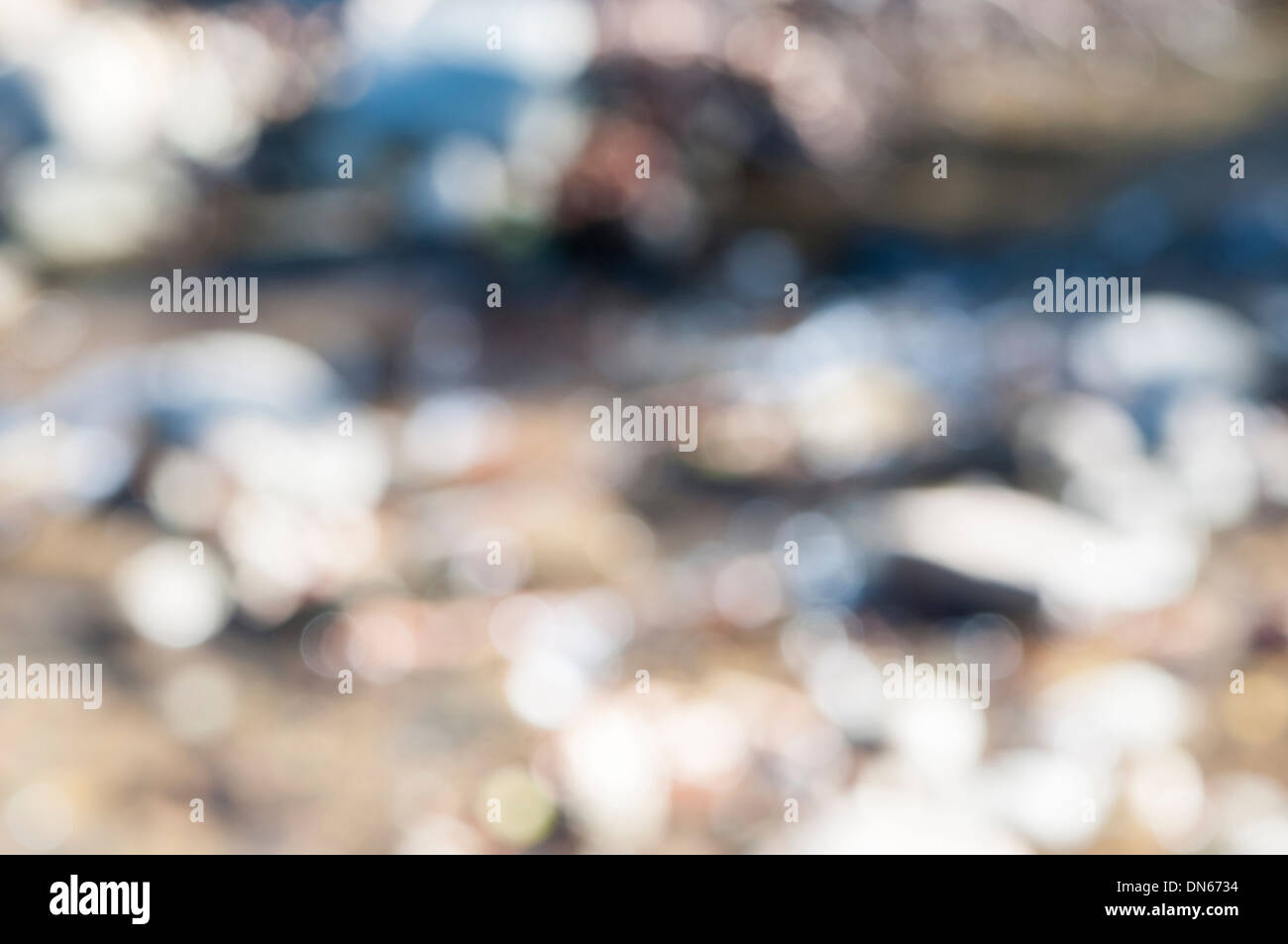 blur of a river with a very nice bokeh Stock Photo - Alamy