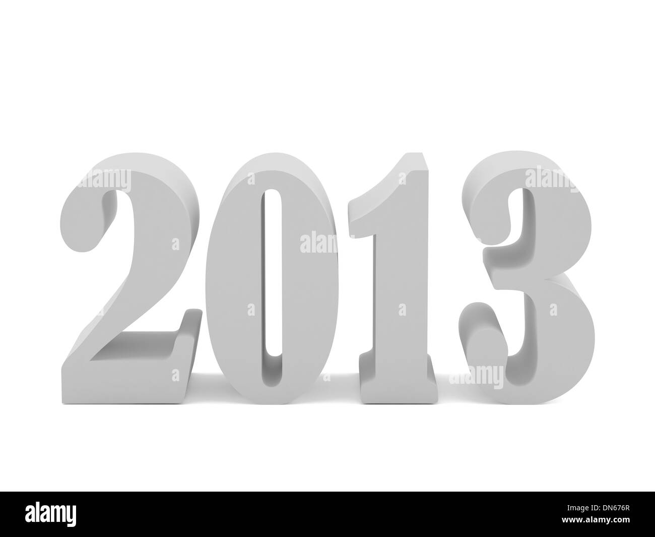 New 2013 year card. High resolution image. 3d rendered illustration ...