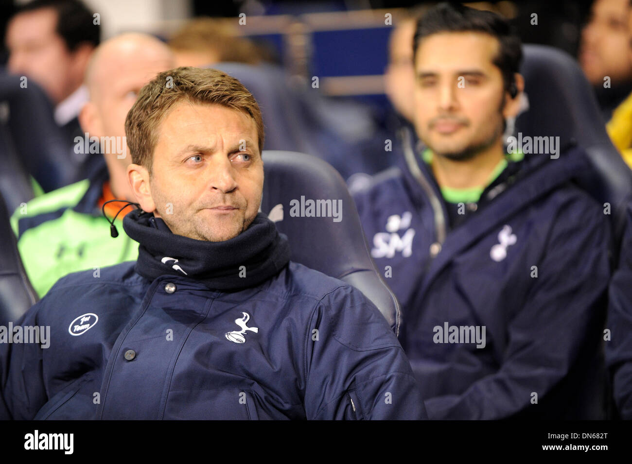 London, UK. 18th Dec, 2013. Interim Spurs manager Tim Sherwood before ...