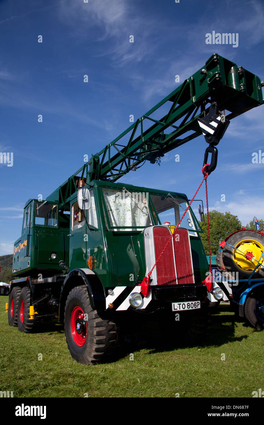 classic crane lorry truck transport Stock Photo - Alamy