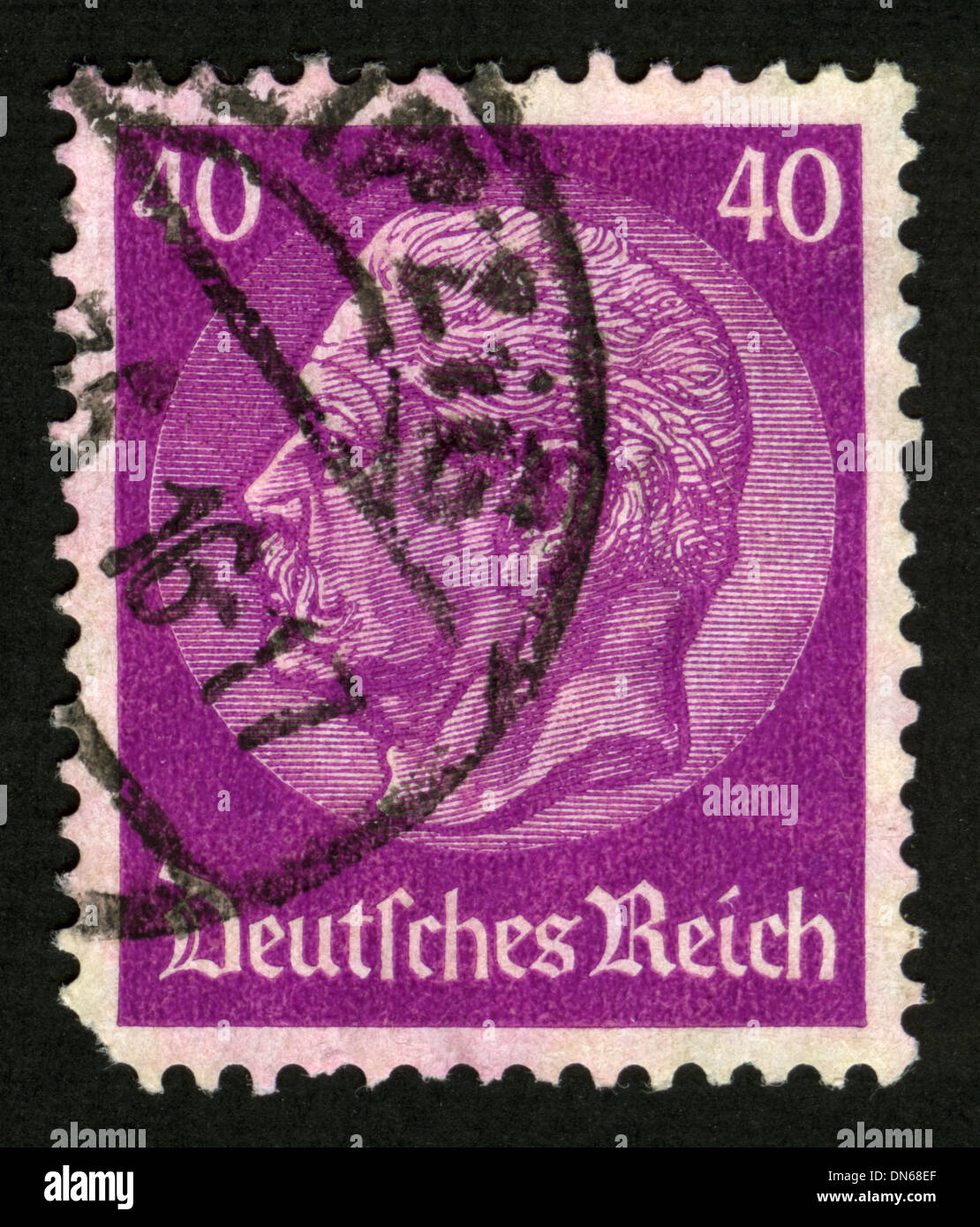 Hindenburg stamp germany hi-res stock photography and images - Alamy