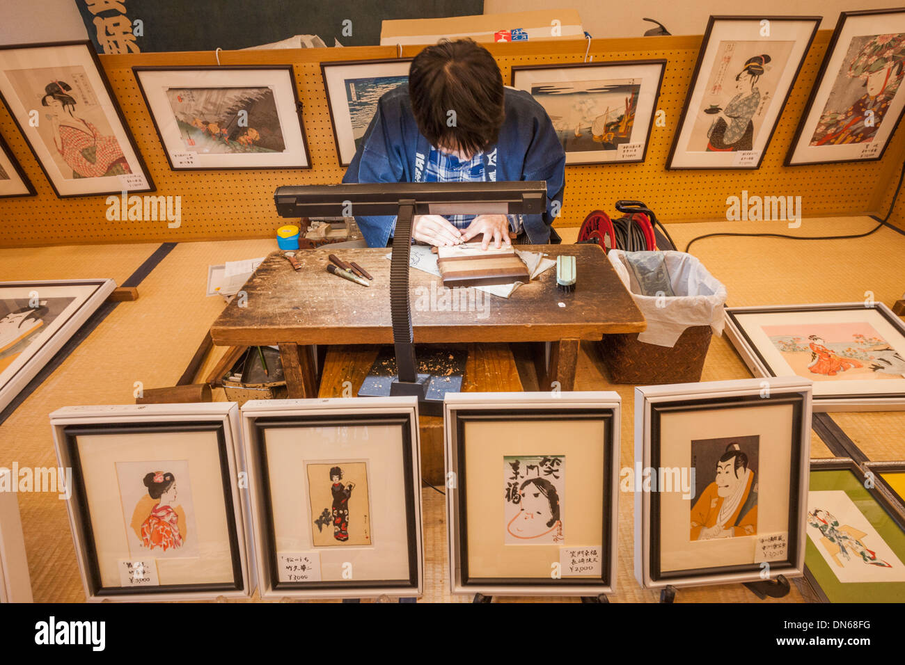 Japan, Honshu, Kanto, Tokyo, Asakusa, Edo Shitamachi Traditional Crafts ...