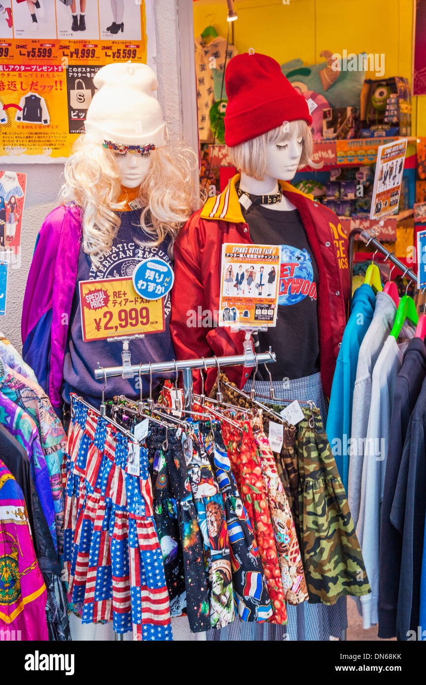Japan, Honshu, Kanto, Tokyo, Harajuku, Takeshita Dori, Clothing Shop ...