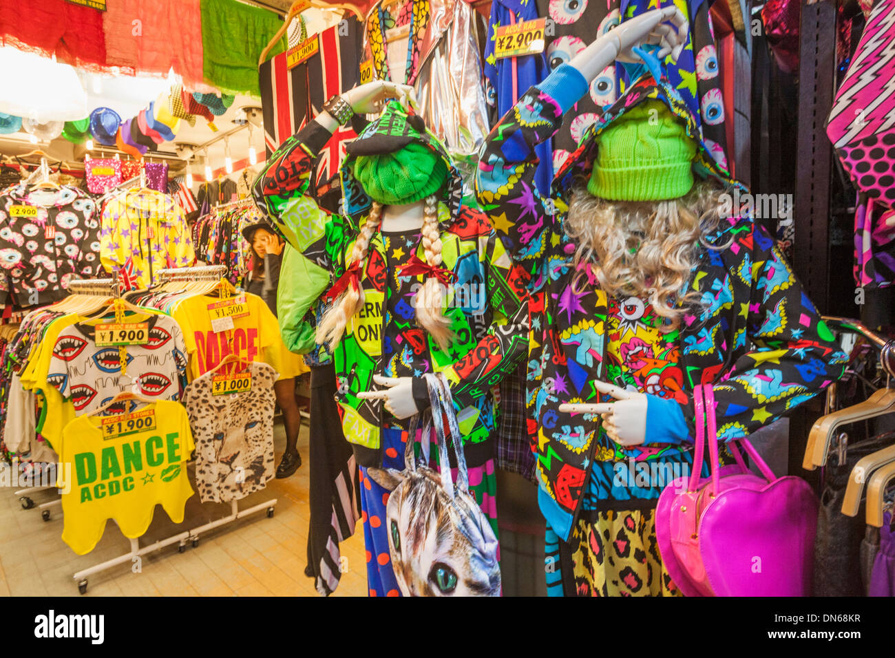 Japan, Honshu, Kanto, Tokyo, Harajuku, Takeshita Dori, Clothing Shop ...