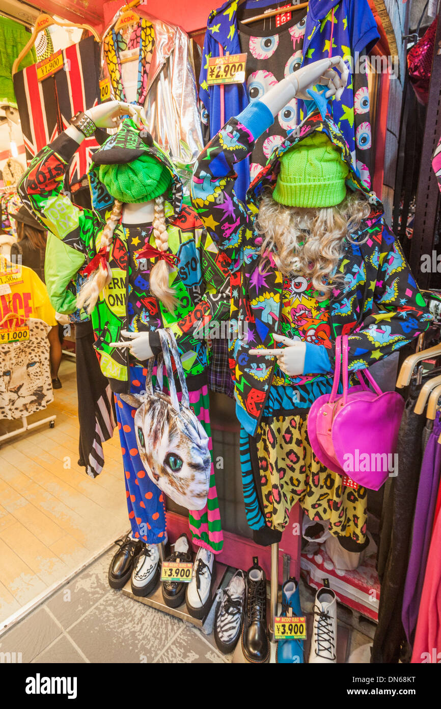 Japan, Honshu, Kanto, Tokyo, Harajuku, Takeshita Dori, Clothing Shop ...