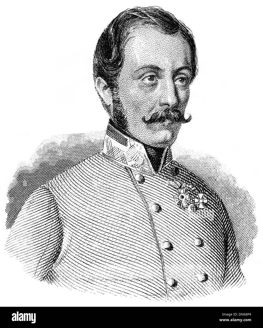 Portrait of Ludwig August Ritter von Benedek or Lajos Benedek, 1804 ...