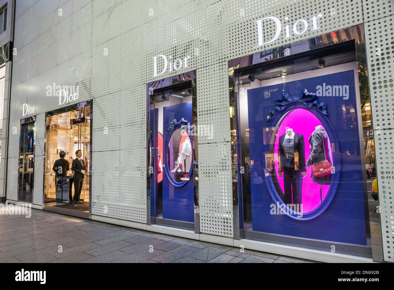 Japan, Honshu, Kanto, Tokyo, Ginza, Dior Store Stock Photo - Alamy