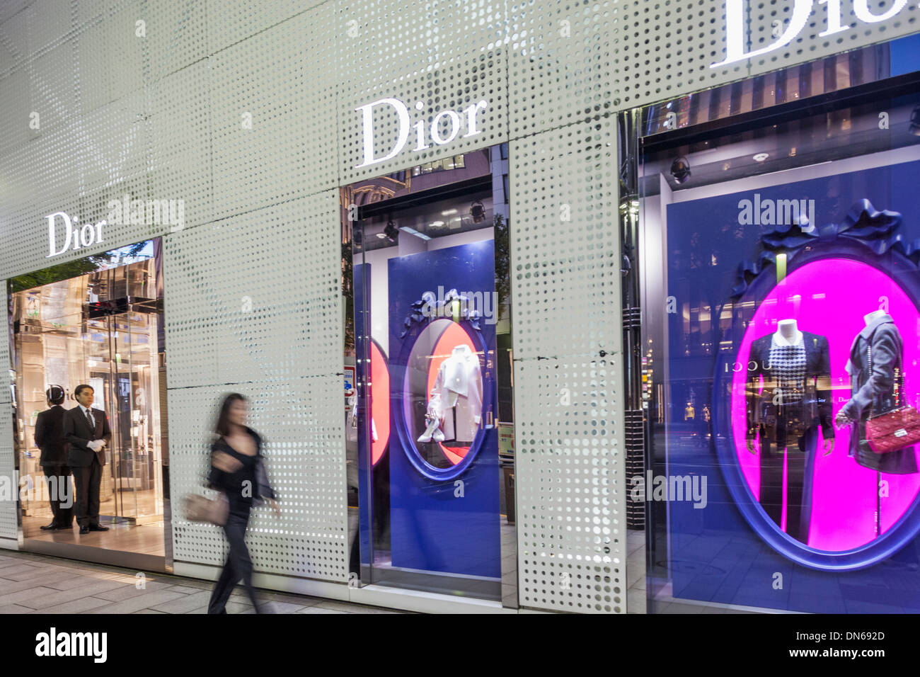 Japan, Honshu, Kanto, Tokyo, Ginza, Dior Store Stock Photo - Alamy