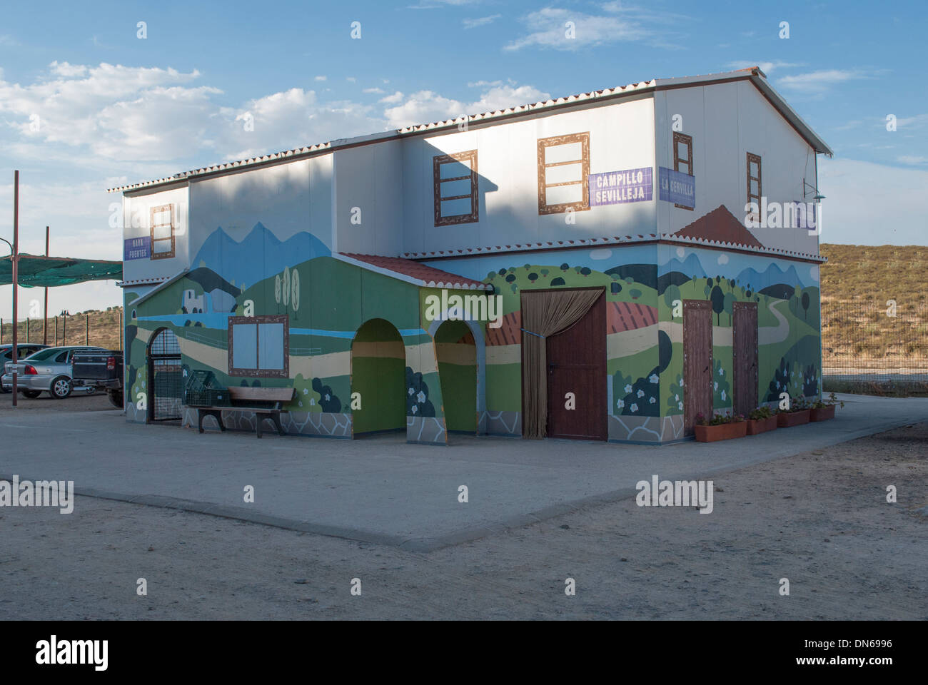 colorful house where they sell all kinds of cheeses Stock Photo - Alamy