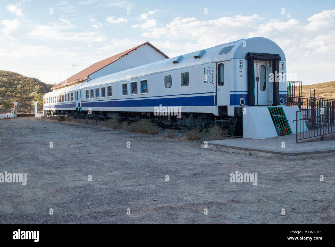 Train restaurant where you can stop to eat Stock Photo - Alamy