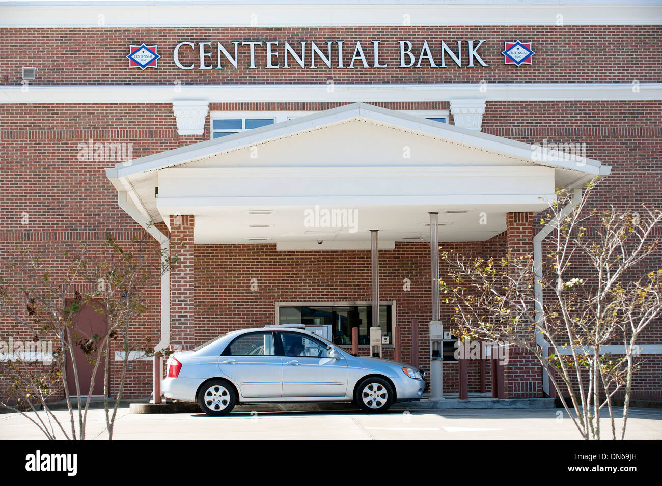 Drive through bank Florida USA Stock Photo - Alamy