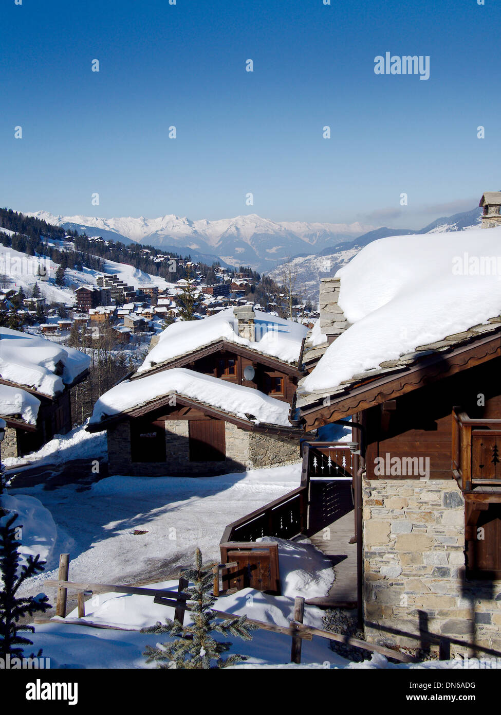 Ski resort Courchevel 1850 (Savoy Stock Photo - Alamy