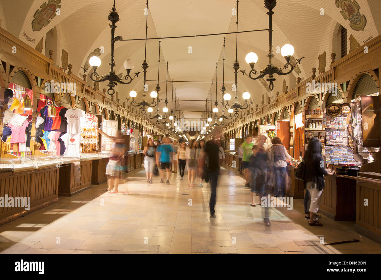 Cloth Hall, Krakow; Poland, Illuminated at Night Stock Photo - Alamy