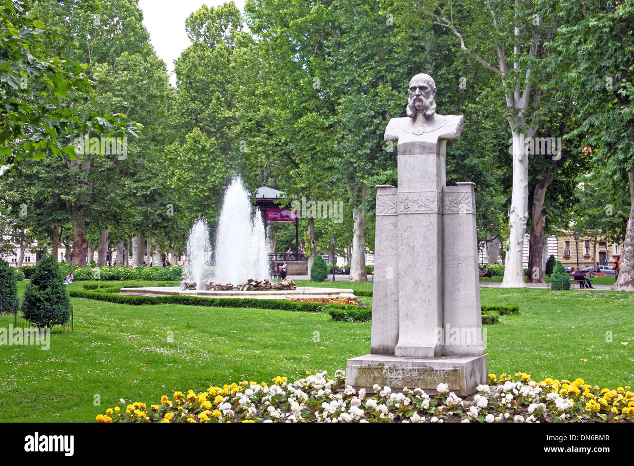 View of Zrinjevac, park in Zagreb, Croatia Stock Photo - Alamy