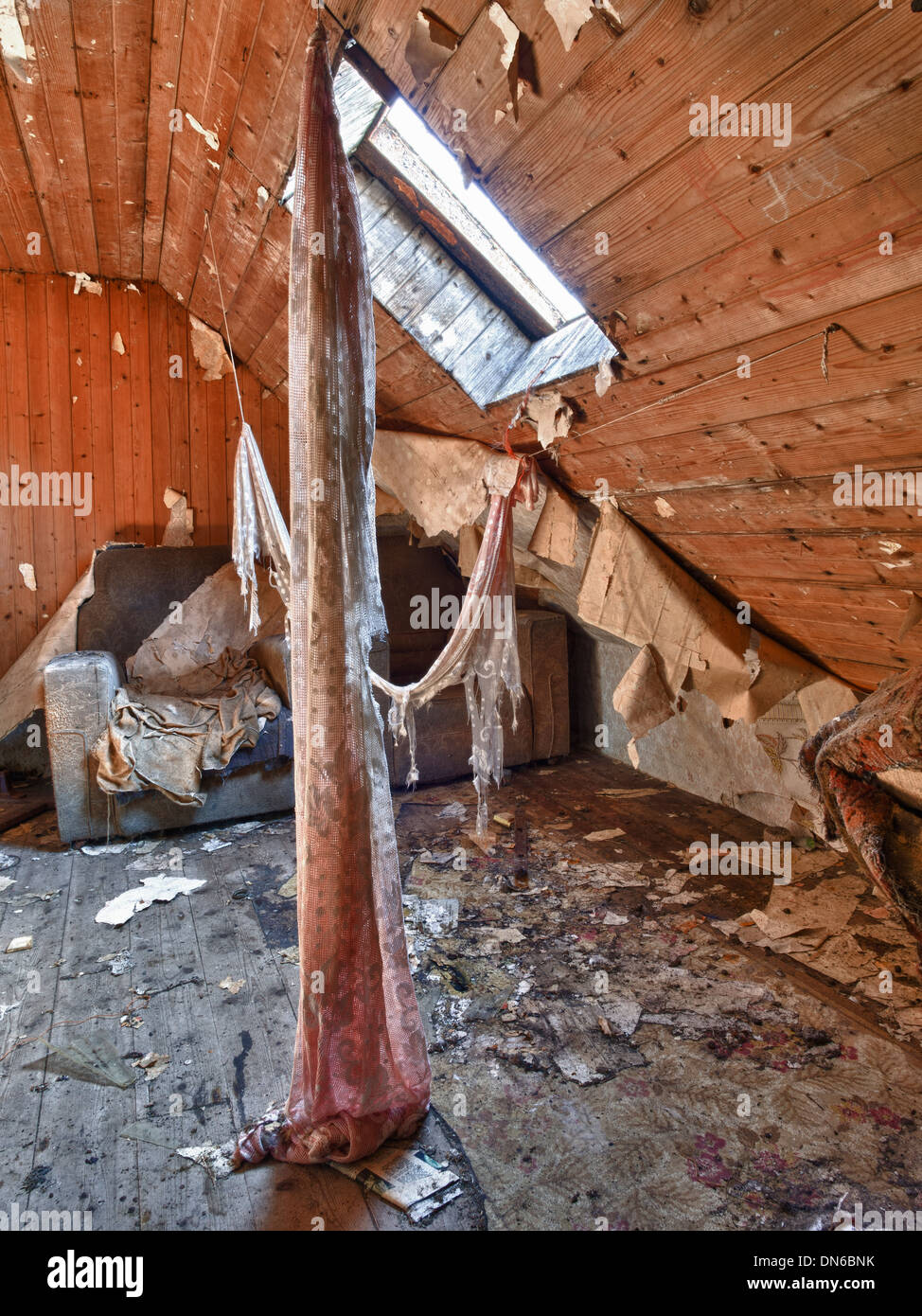 Interior of Abandoned Croft House, Isle of Lewis Stock Photo - Alamy