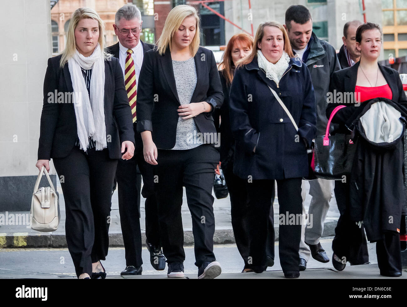 Lee Rigby Family arrive at Old Bailey court for trial verdict in London ...