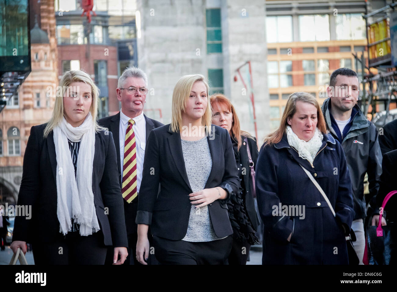 Lee Rigby Family arrive at Old Bailey court for trial verdict in London ...