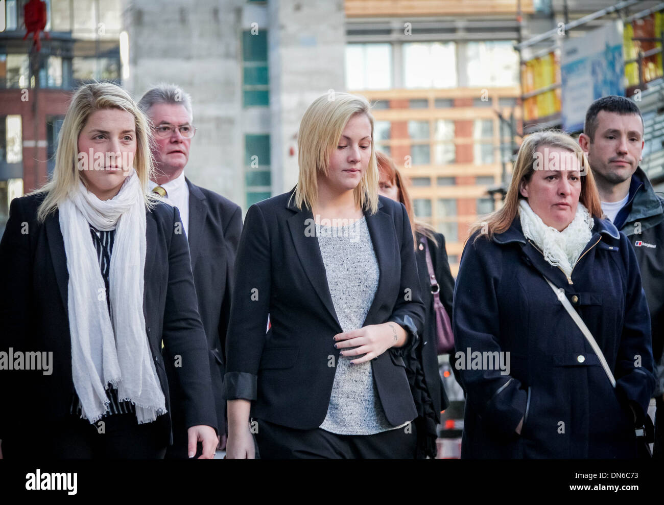 Lee Rigby Family arrive at Old Bailey court for trial verdict in London ...