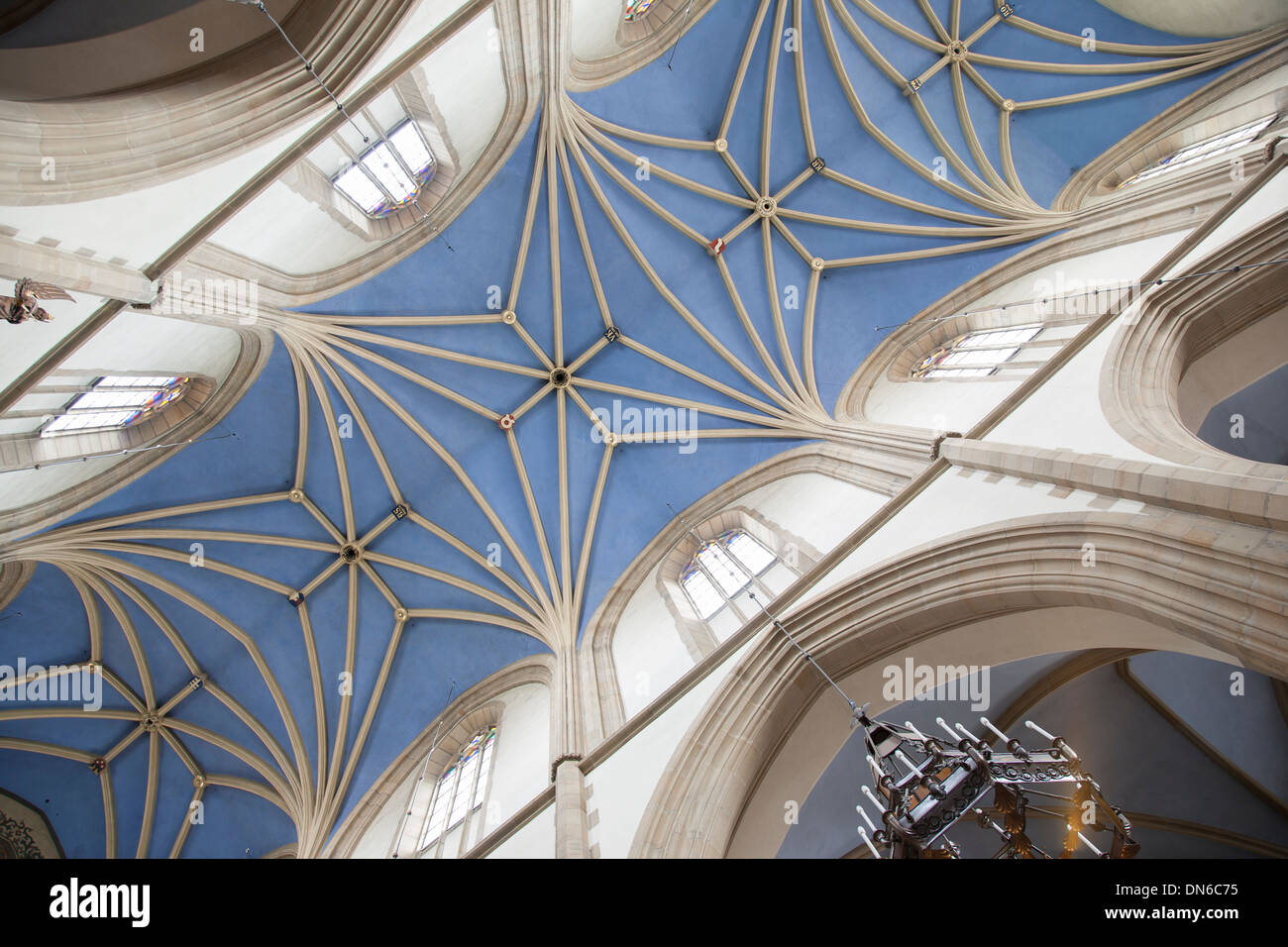 Ceiling of Dominican Church of the Holy Trinity, Krakow, Poland Stock ...