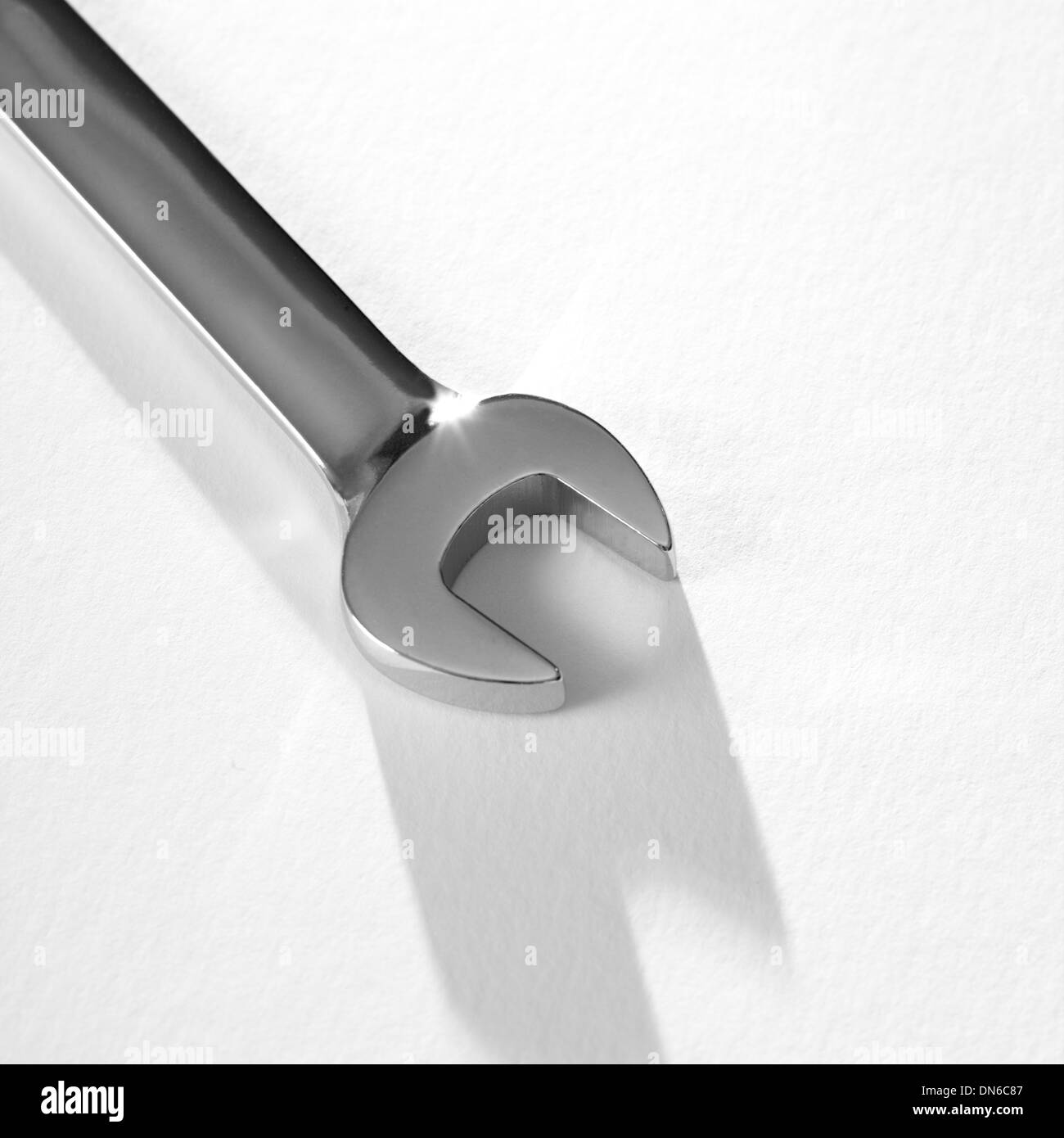 Spanner tool Black and White Stock Photos & Images - Alamy